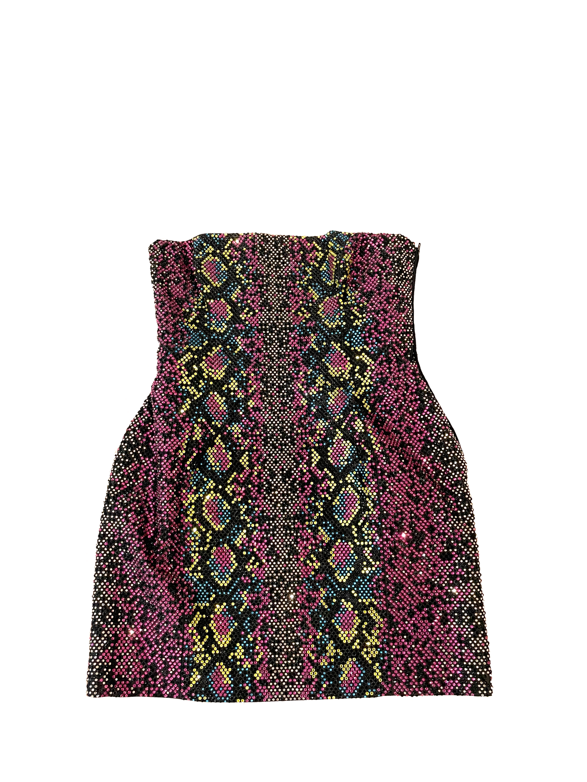 VERSACE SEQUIN SNAKE PRINT MINI DRESS – Mandana's Closet